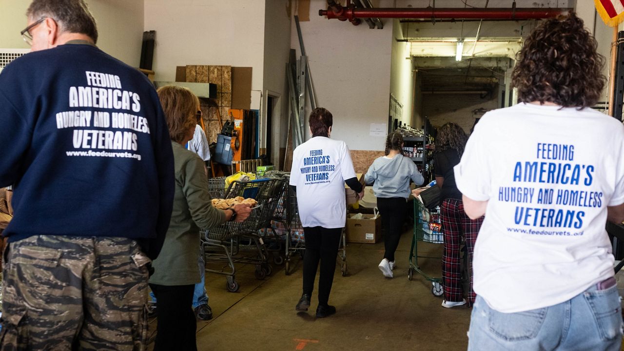 Food bank for veterans feeds thousands this year