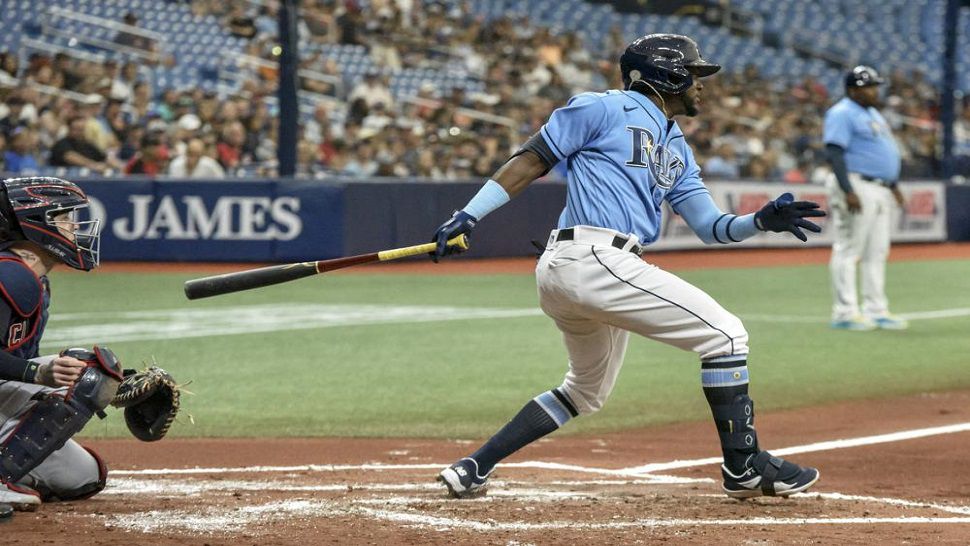 Brujan singles in debut, Rays beat Indians 8-1