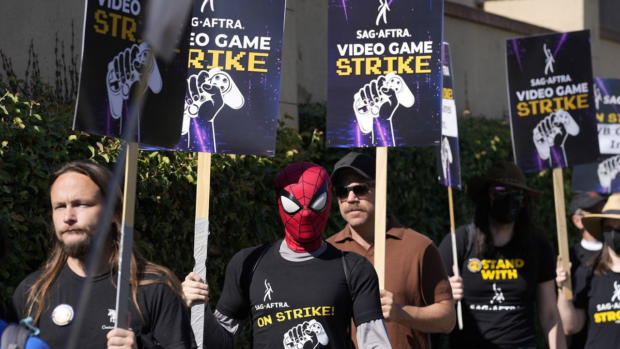Video game performers protest unregulated AI use