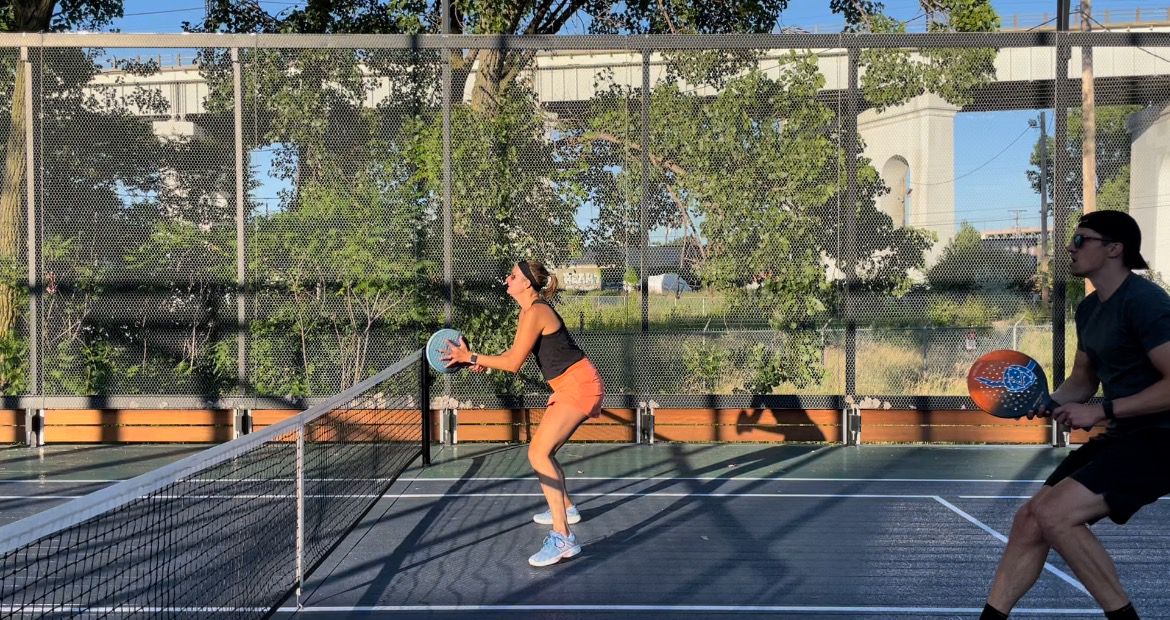 New platform tennis center brings 'paddle' downtown