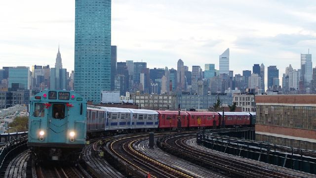 Vintage subway train rolling out for Mets home opener