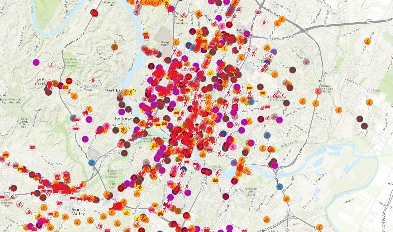 New Vision Zero Map Encourages Feedback from Austin Residents to Keep ...