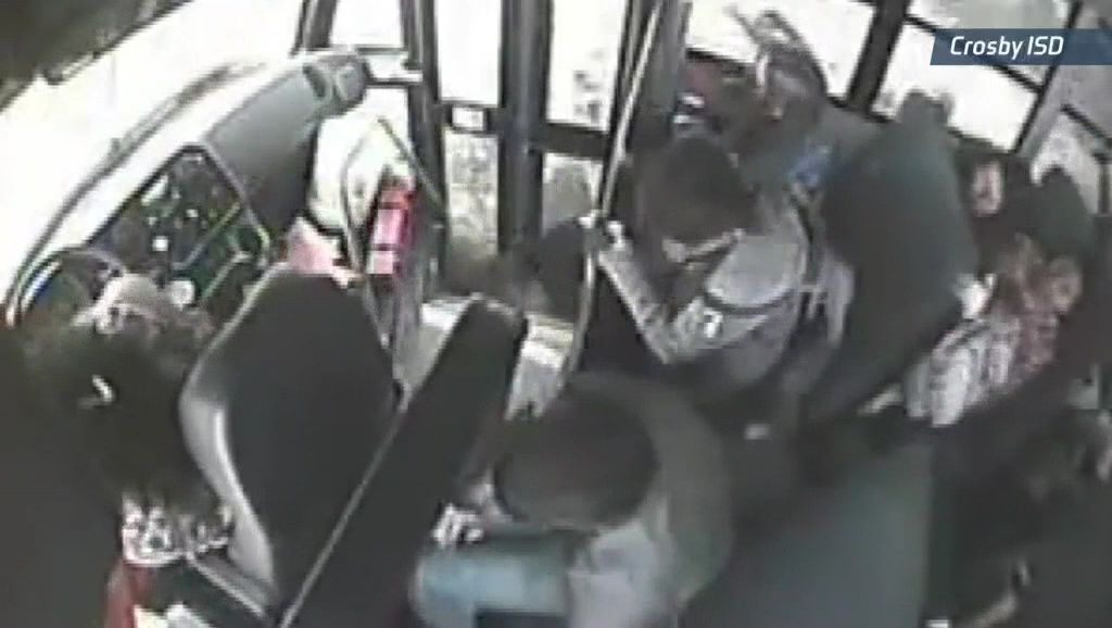 Video Shows Moment School Bus Flips Into Ditch