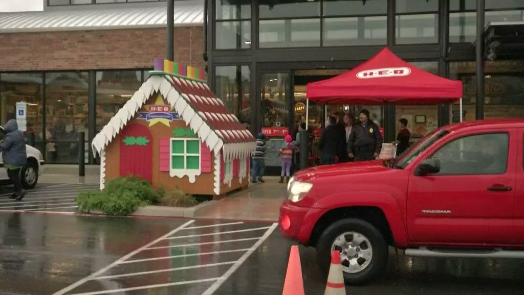 Texas-Size Gingerbread House Fitted Out at H-E-B