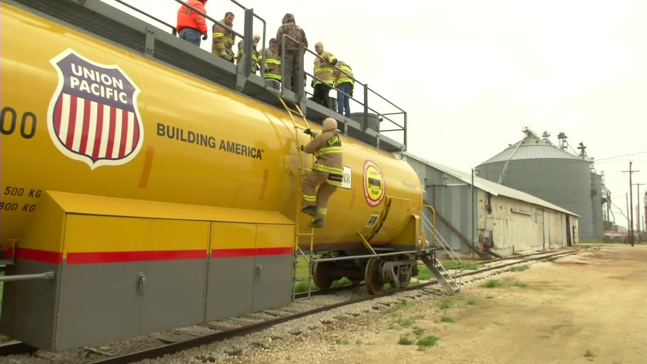 Firefighters Train for Emergency Railroad Response