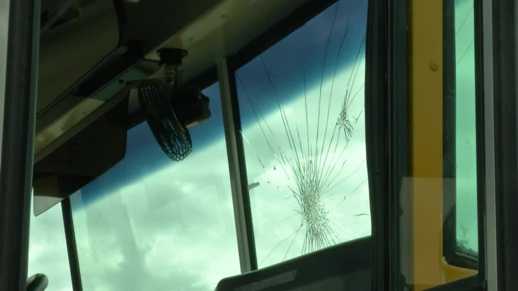Hail Causes Damage to NISD Buses