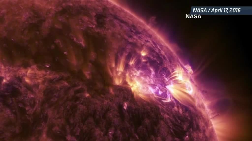 NASA Captures Close-Up Video of Solar Flare