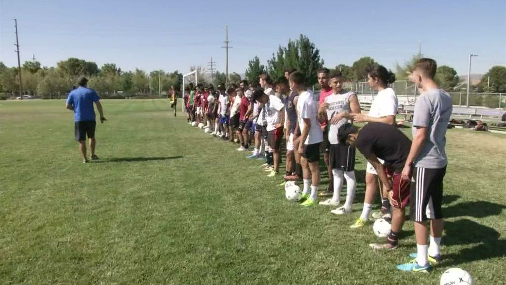 Antelope Valley College men's soccer prep for next season