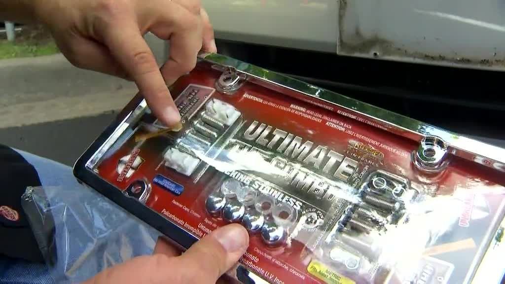 Dress Up Your Car's License Plate With a Locking Cover