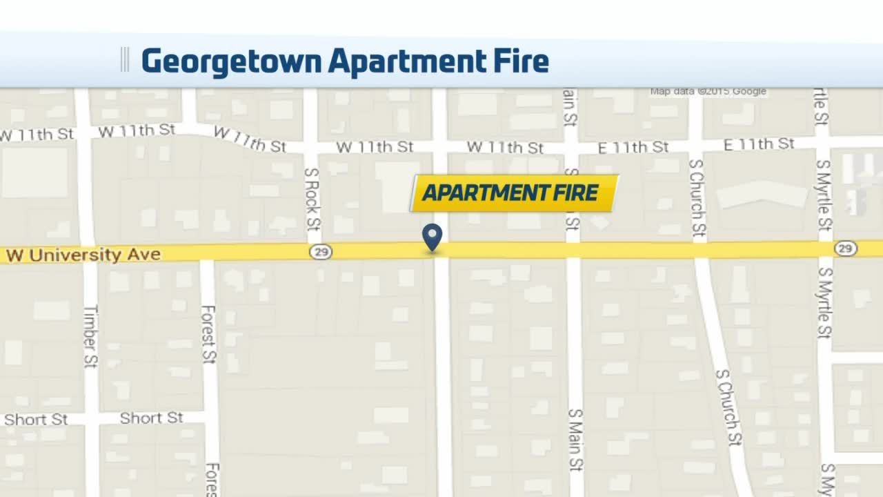 16 Apartments Destroyed in Georgetown Fire
