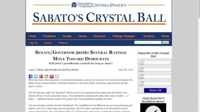 Sabato's Crystal Ball Changes NC Governor Race Rating From "Leans GOP ...