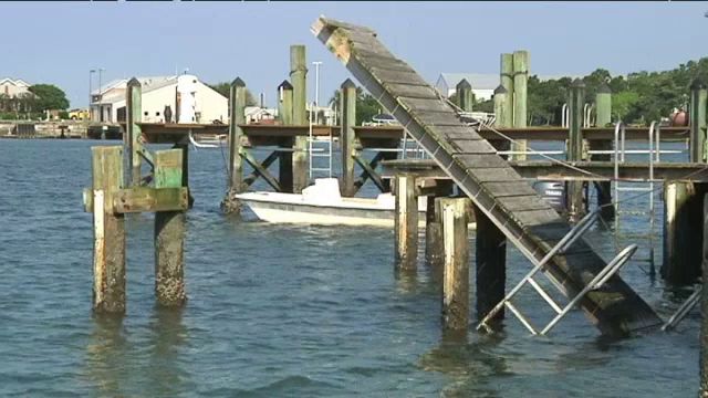 Four Women Fall in Water After Pier Collapses