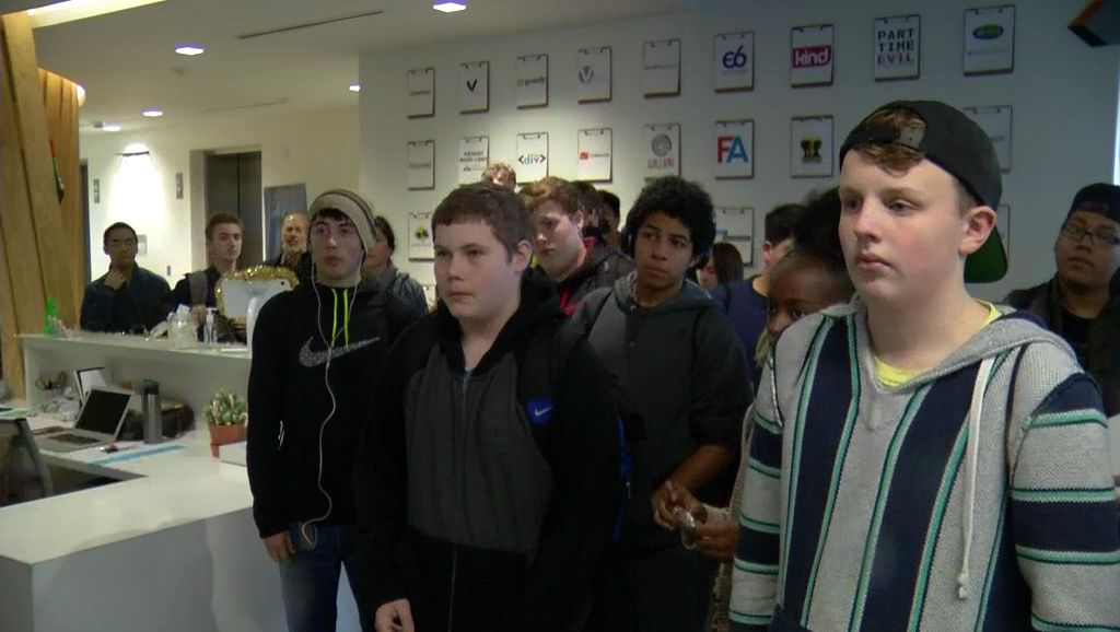 High School Students Tour Austin's Tech Scene