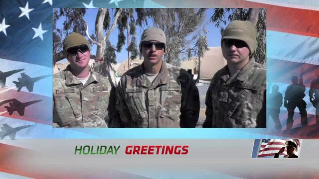 Military Greetings: Senior Airmen Evan Gutherson, Jacob Riley and ...