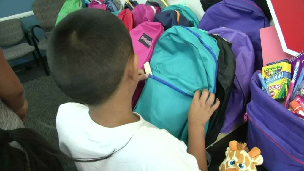 Foster kids get ready for school with free backpacks