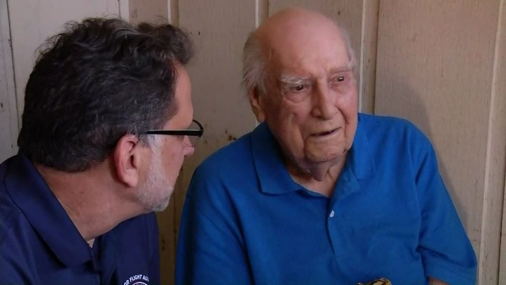 WWII veteran surprised by gift from Austin Police Explorers