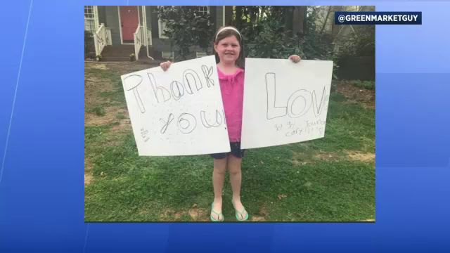 Family Holds Thank You Parade