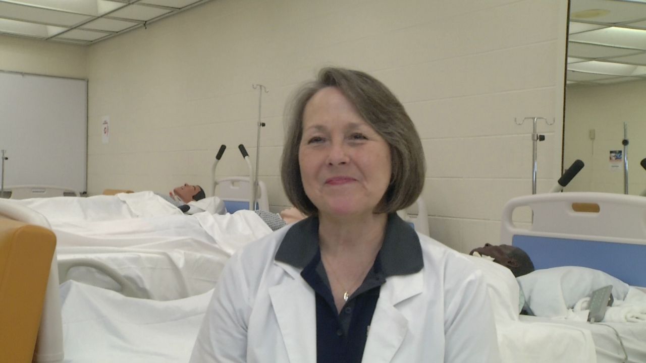 Technical college teacher shaping next nursing generation