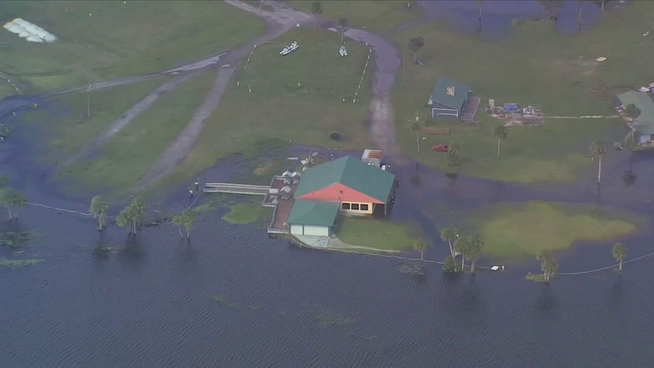 Mims homeowner spared from Milton's floodwaters