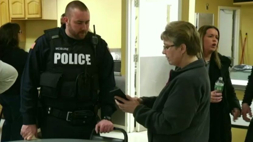 Watervliet Police Officers Meet with Community Members