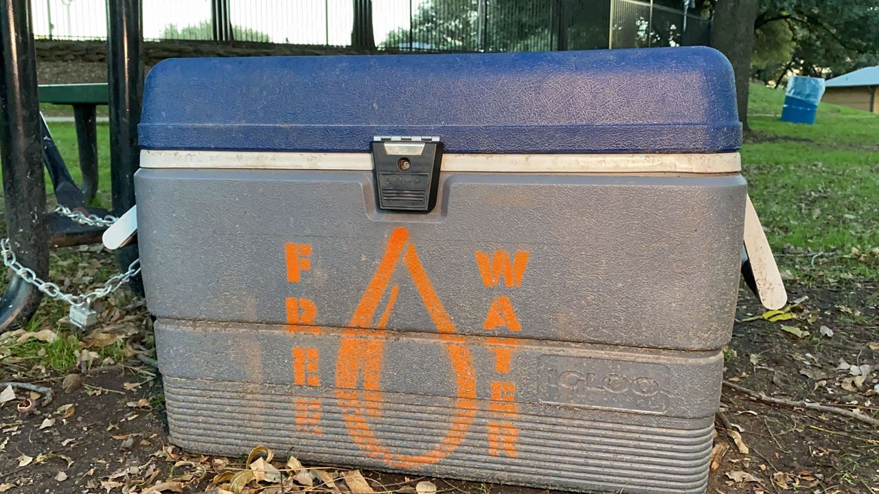 Denton homeless advocacy group extends water cooler project year-round