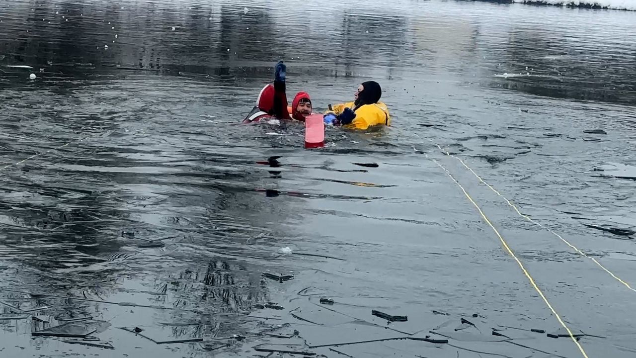 Firefighters train for cold-water emergencies as temps drop