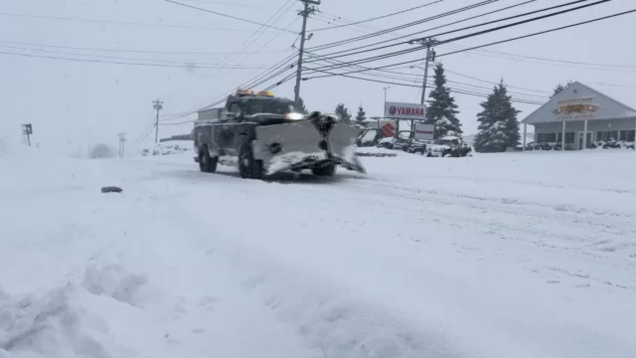 Snowfall slams North Country this weekend