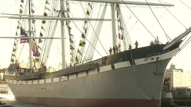 The World's Only Remaining Wrought-Iron Ship Sails Home to the South ...