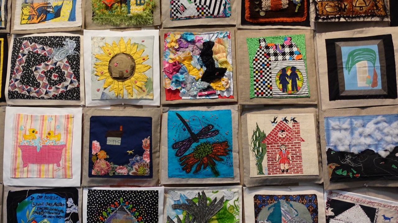 Artists Create Community Quilt to Help Those in Need