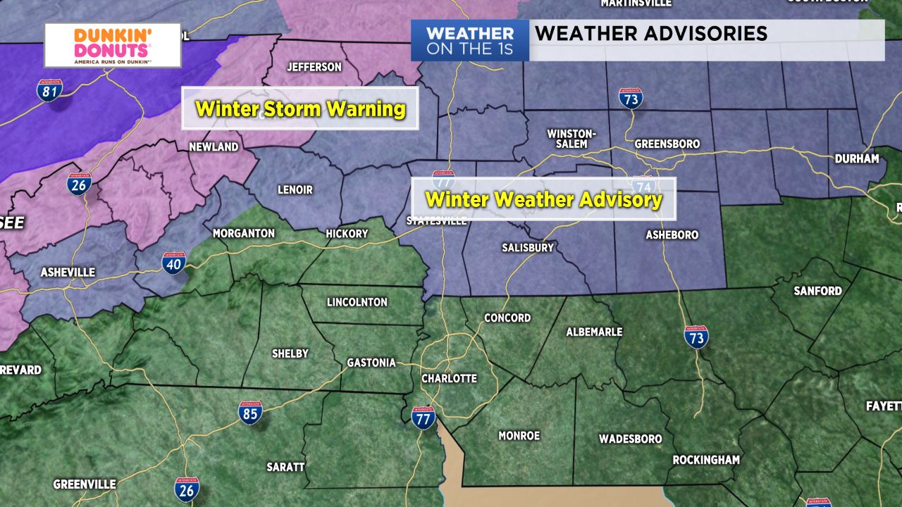 Wednesday morning snow for some areas east of the mountains