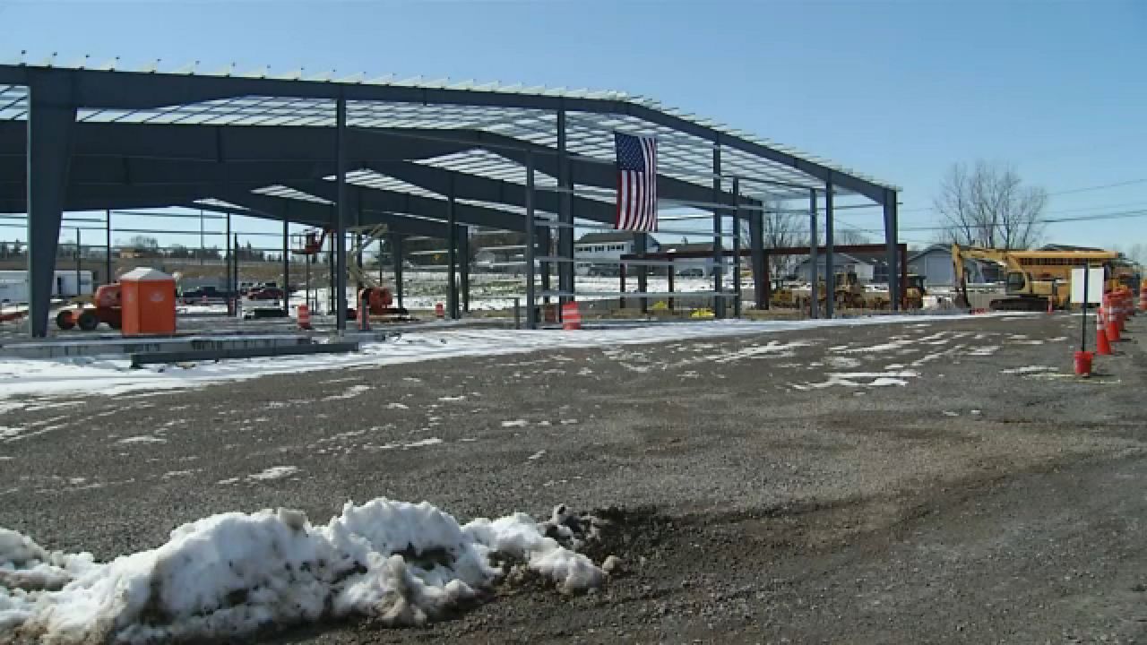 New Erie County DPW highway barn nears completion