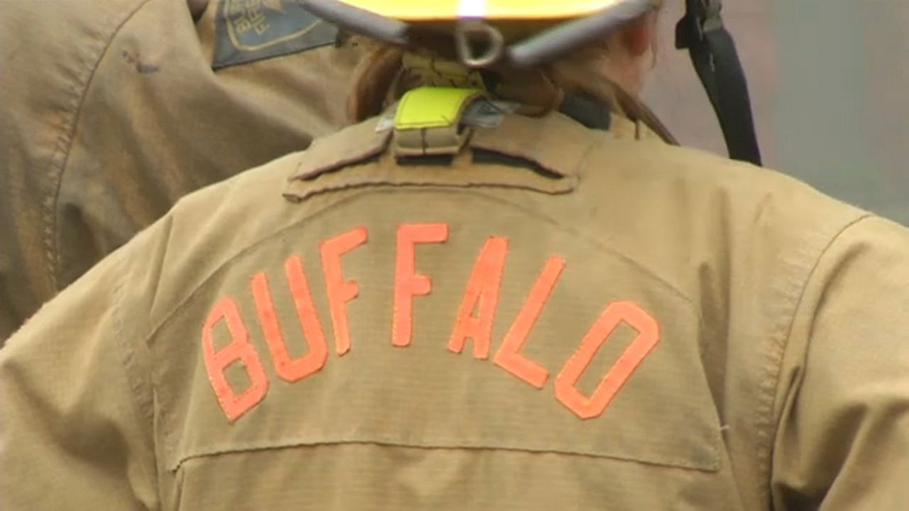 Fire on Johnson Street in Buffalo