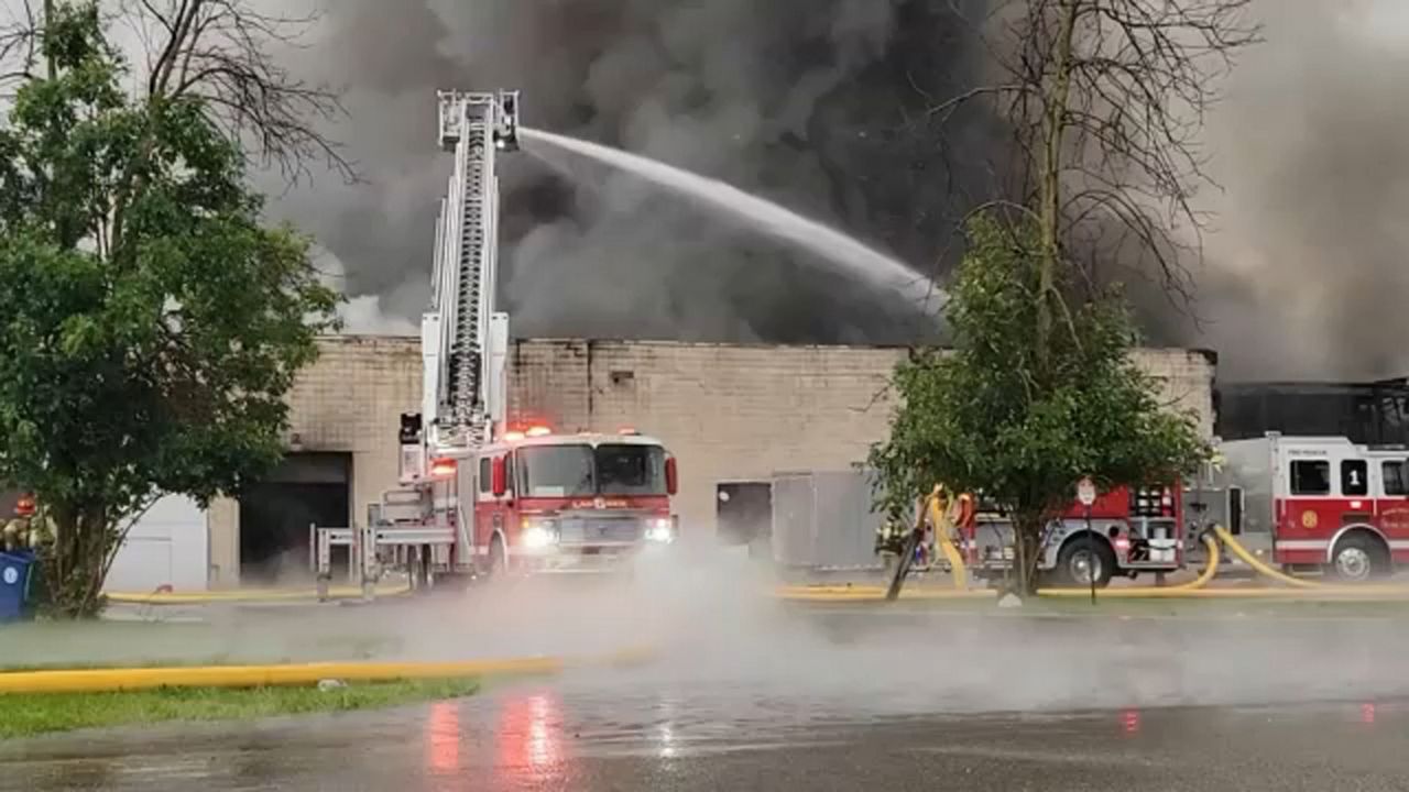 PPE supply destroyed in massive Amherst fire