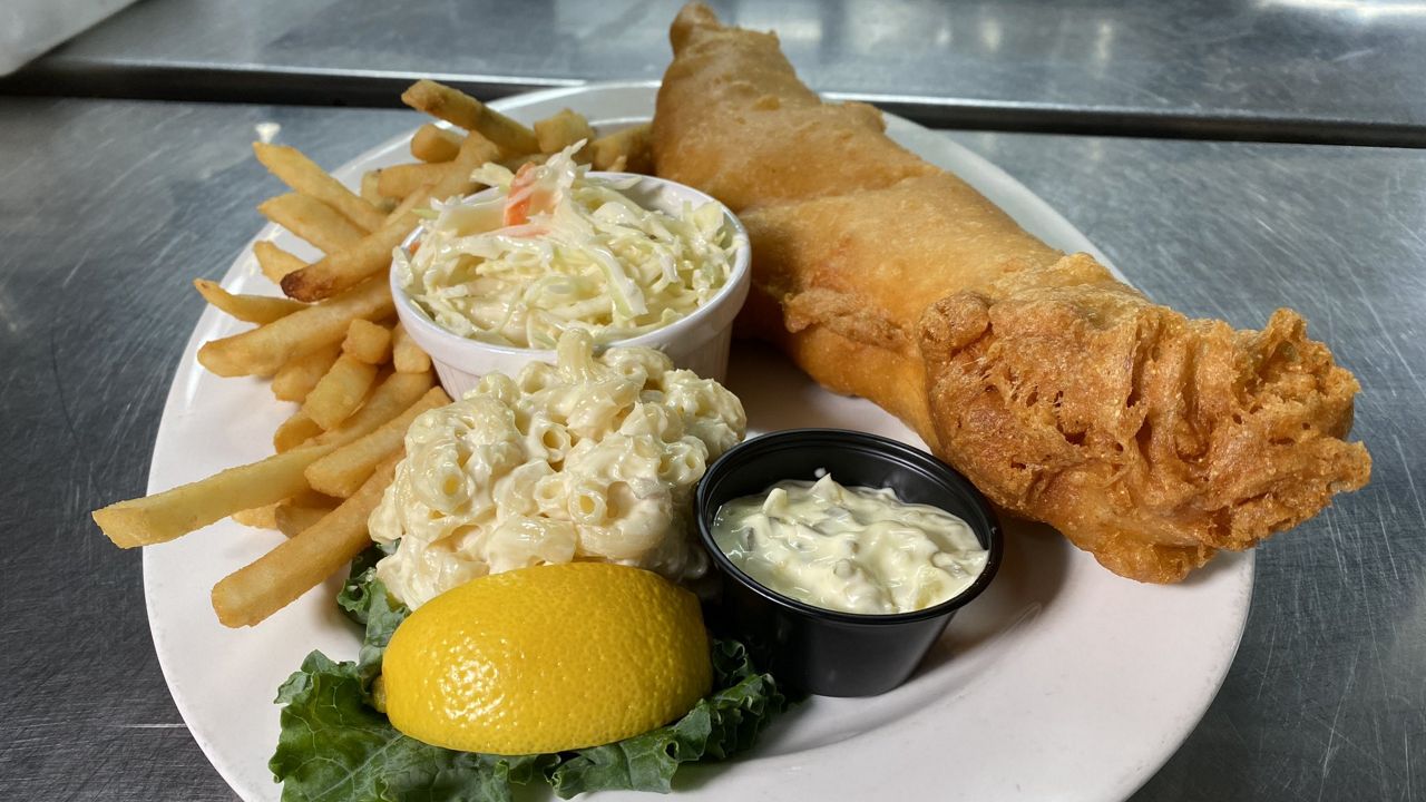 Behind the scenes of fish fry Friday at 99 Brick Oven