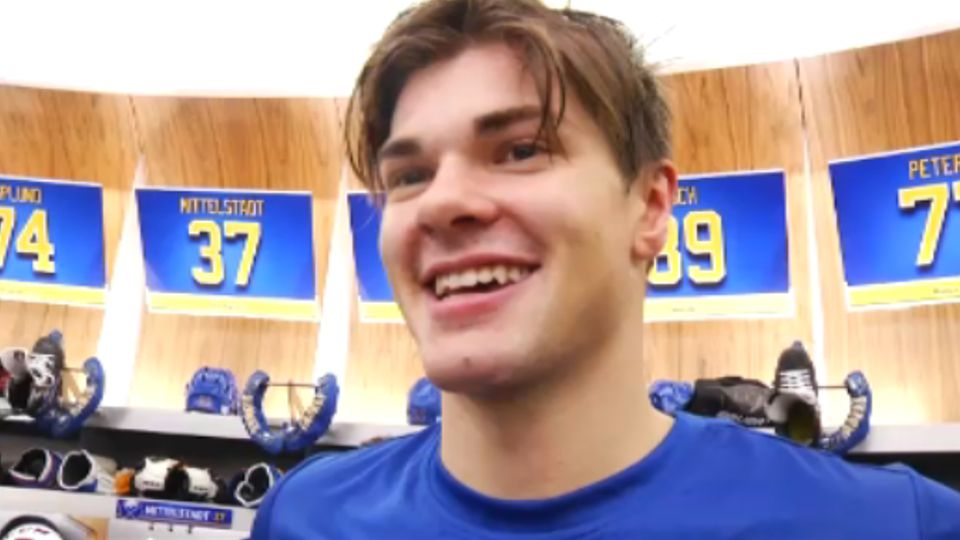 JJ Peterka is enjoying every moment in the NHL