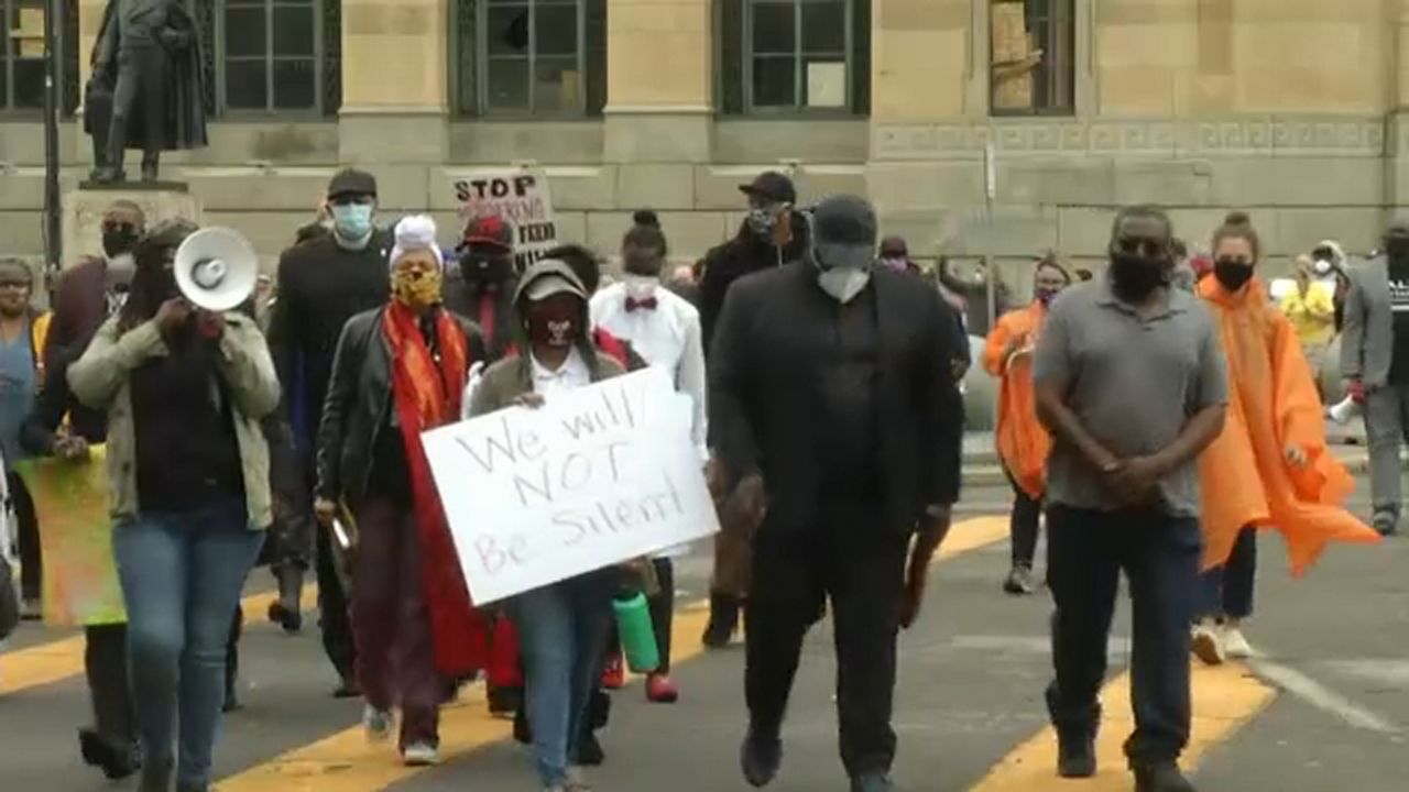Peaceful Protest Held in Downtown Buffalo