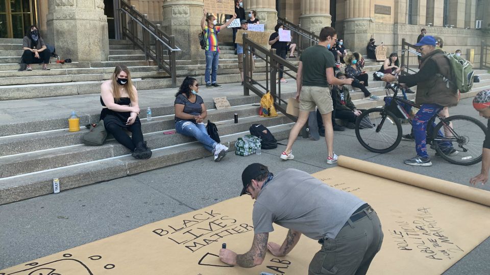 Buffalo Protesters Speak on Police Reform Legislation