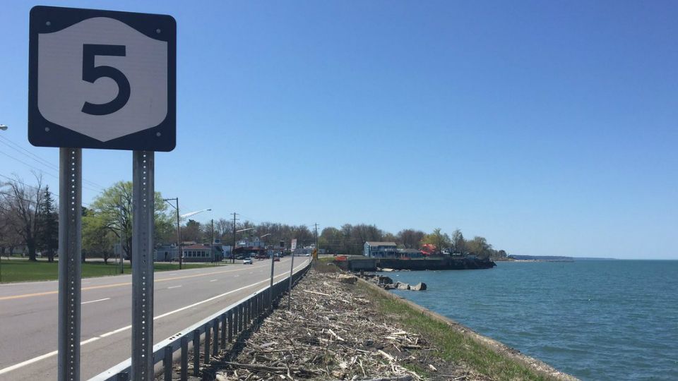 Plan To Rebuild Route 5 Seawall on Hold