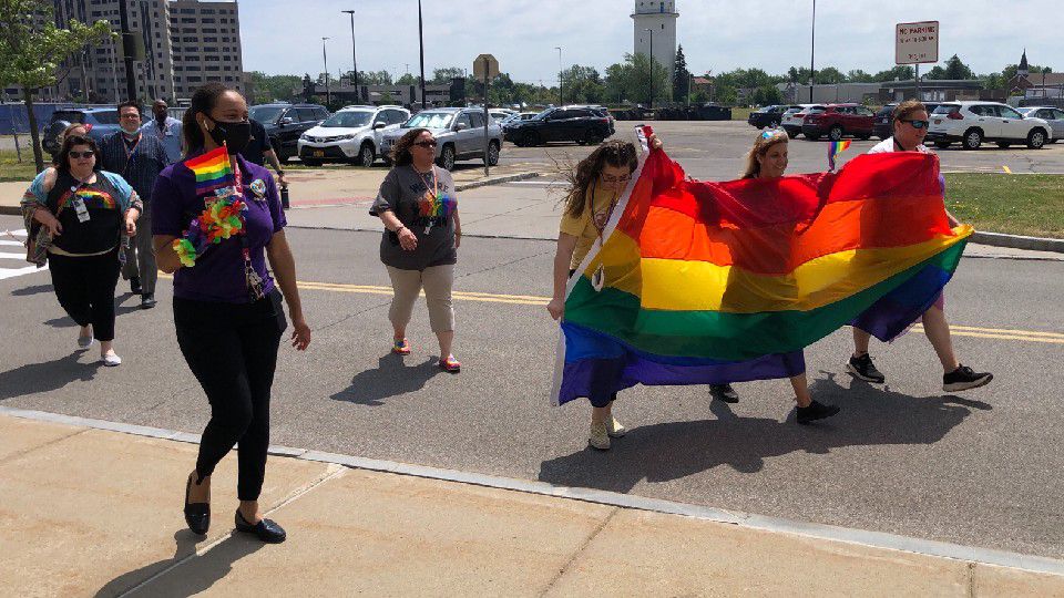 VA WNY Healthcare System holds first Pride parade