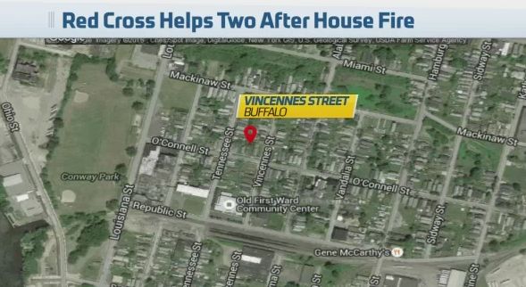 Red Cross Helping Two After House Fire