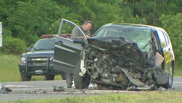 Three Seriously Injured after Driver Attempts to Pass Truck, Hits ...
