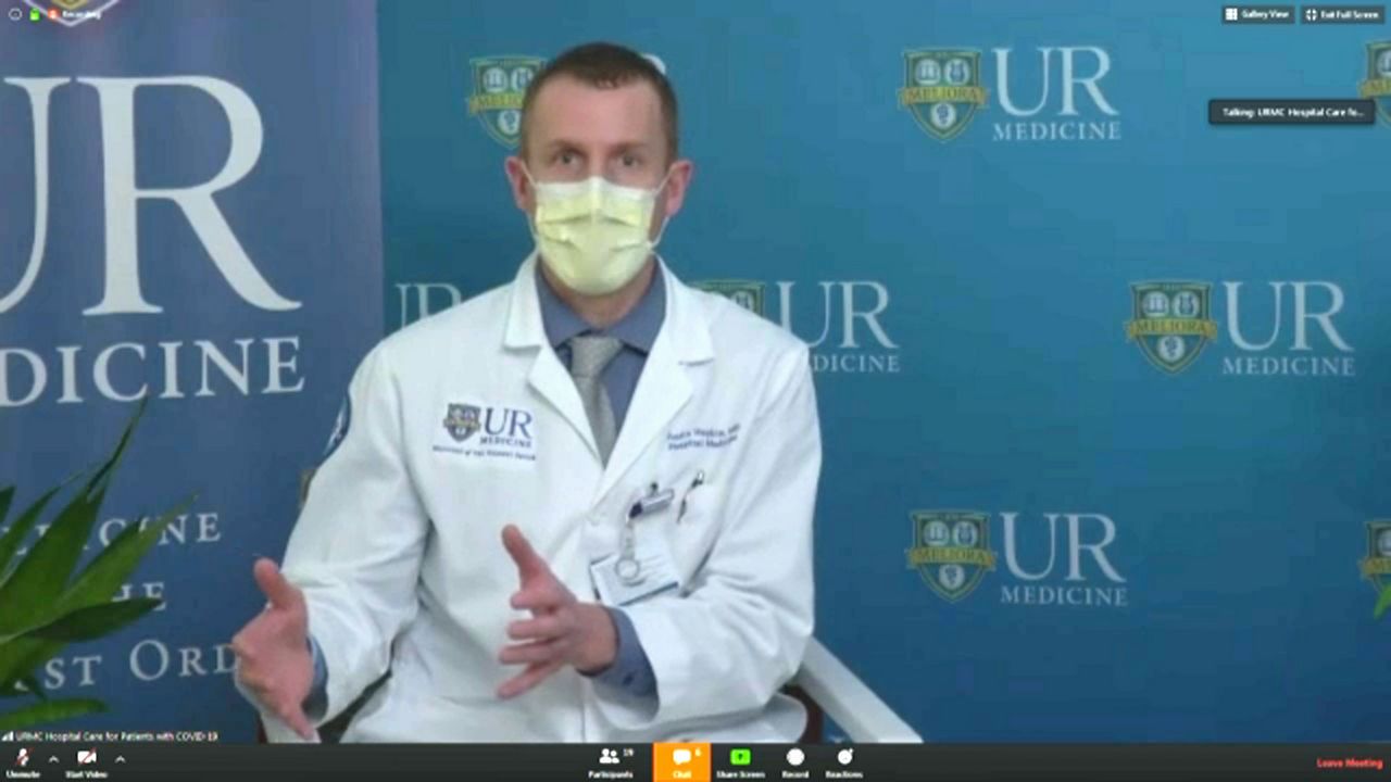 URMC Doctors Give Update on Treatment of COVID-19 Patients