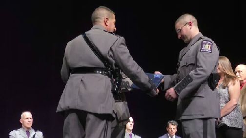 Troopers Honored for Whitney Point Dam Rescue
