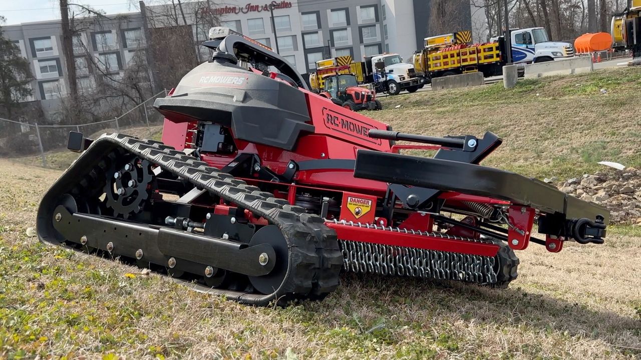 Remote-controlled mower provides safe option for road crews