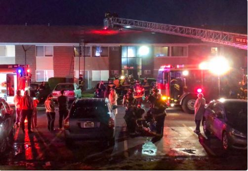 14 assisted by Red Cross following Webster apartment fire