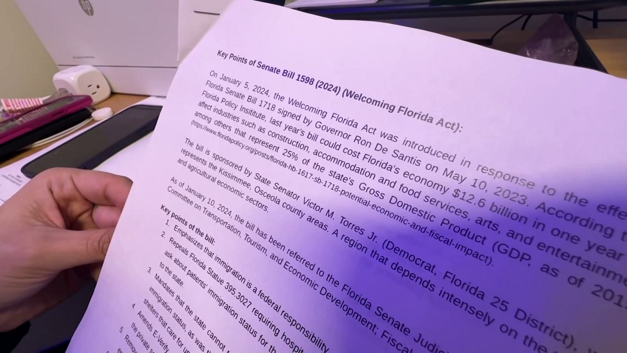 Florida bill aims to overturn strict immigration laws