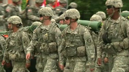 Final Step in Basic Training? Cadets Must Complete 12-Mile March