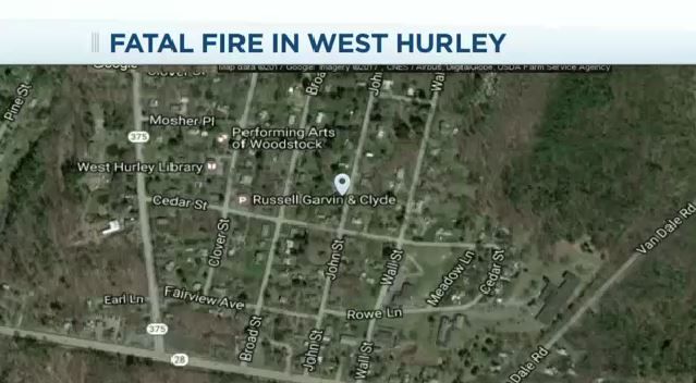 Elderly Woman Killed After Overnight Fire in West Hurley