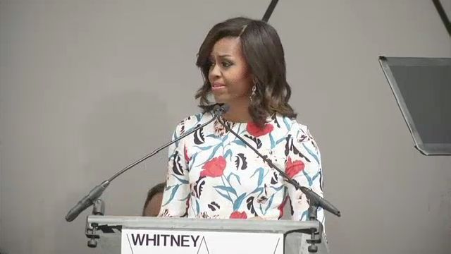 First Lady Celebrates Opening of New Whitney