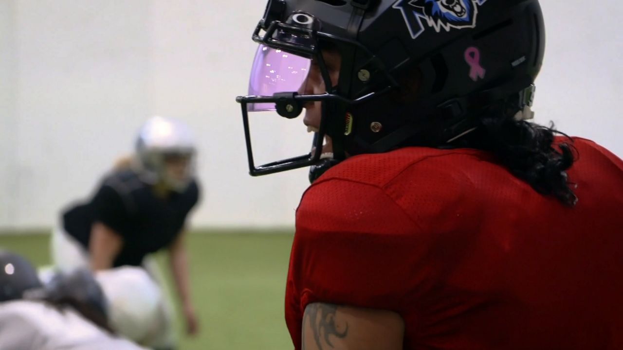Women of the Gridiron: playing for the New York Wolves